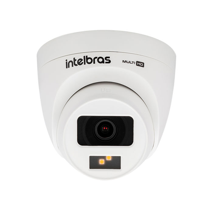 Câmera dome mini Multi HD de MP VHD MINI D Branca Intelbras