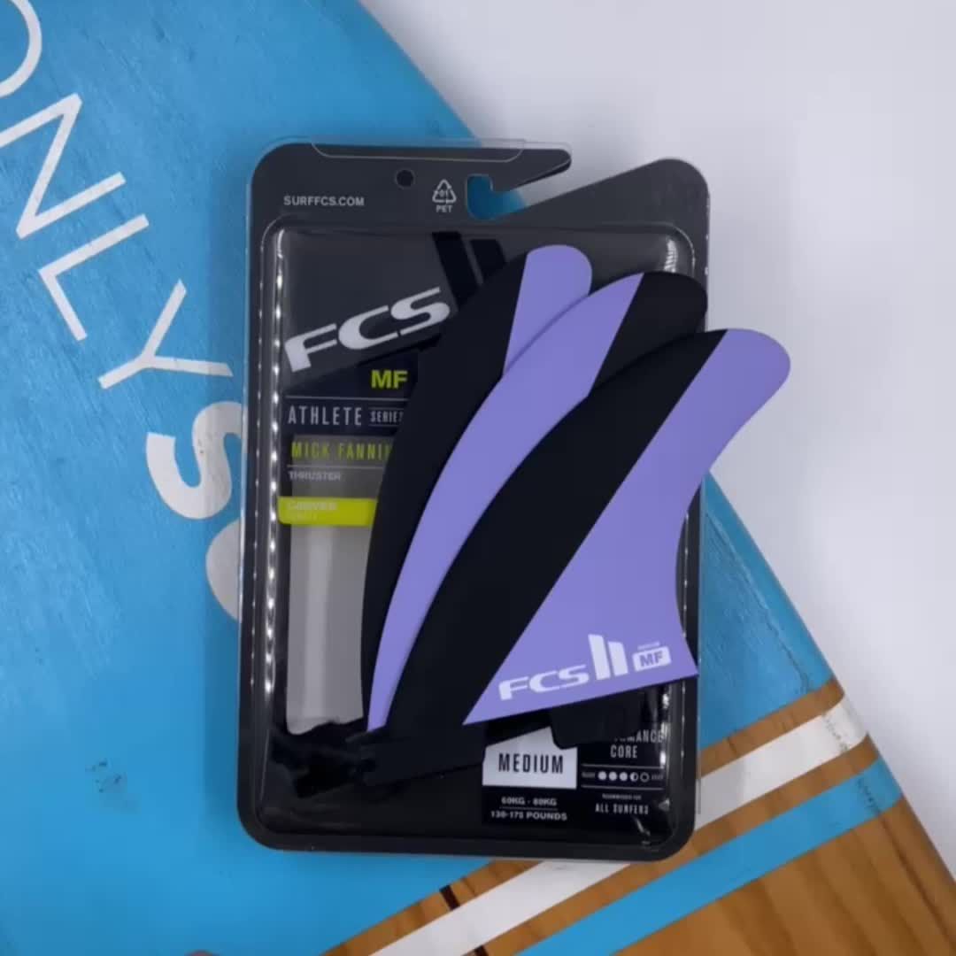 Quilhas FCS II MF PC Tri - Mick Fanning - Medium - OnlySurf