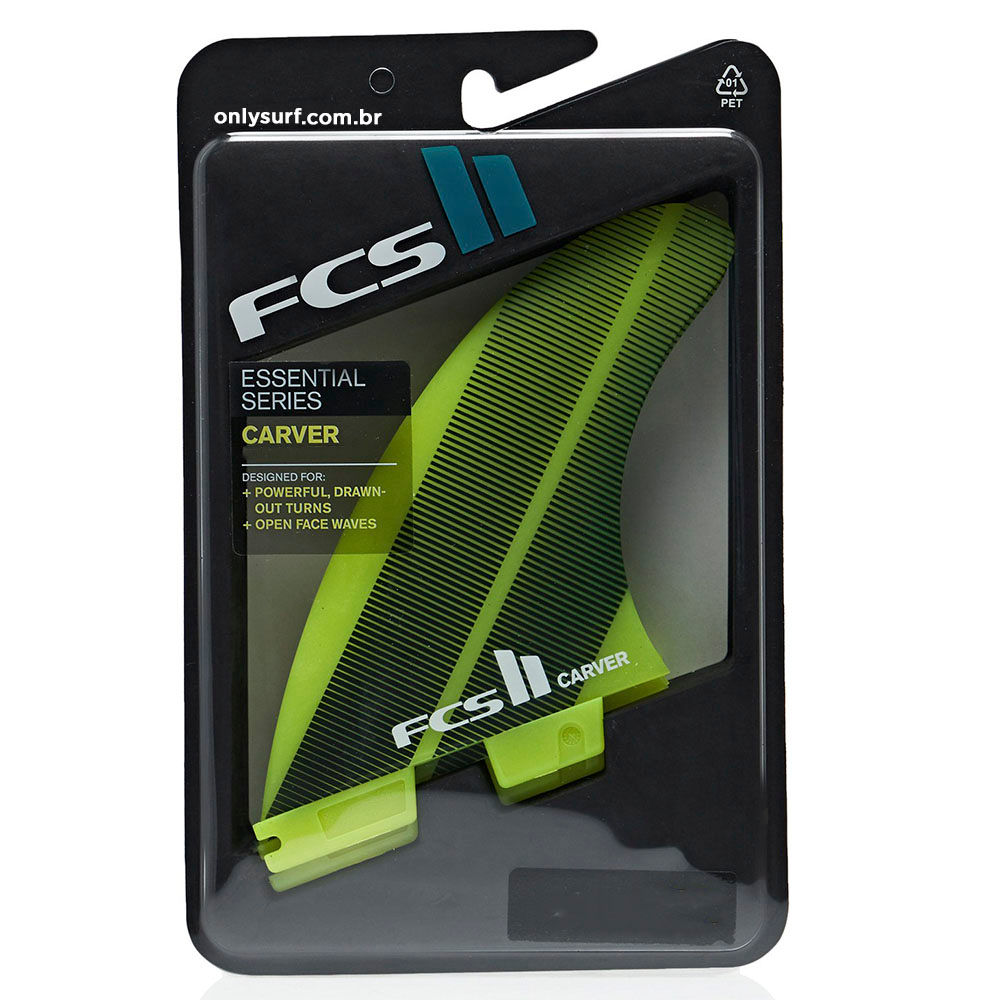 Quilhas FCS II Carver Neo Glass Tri - Medium - OnlySurf