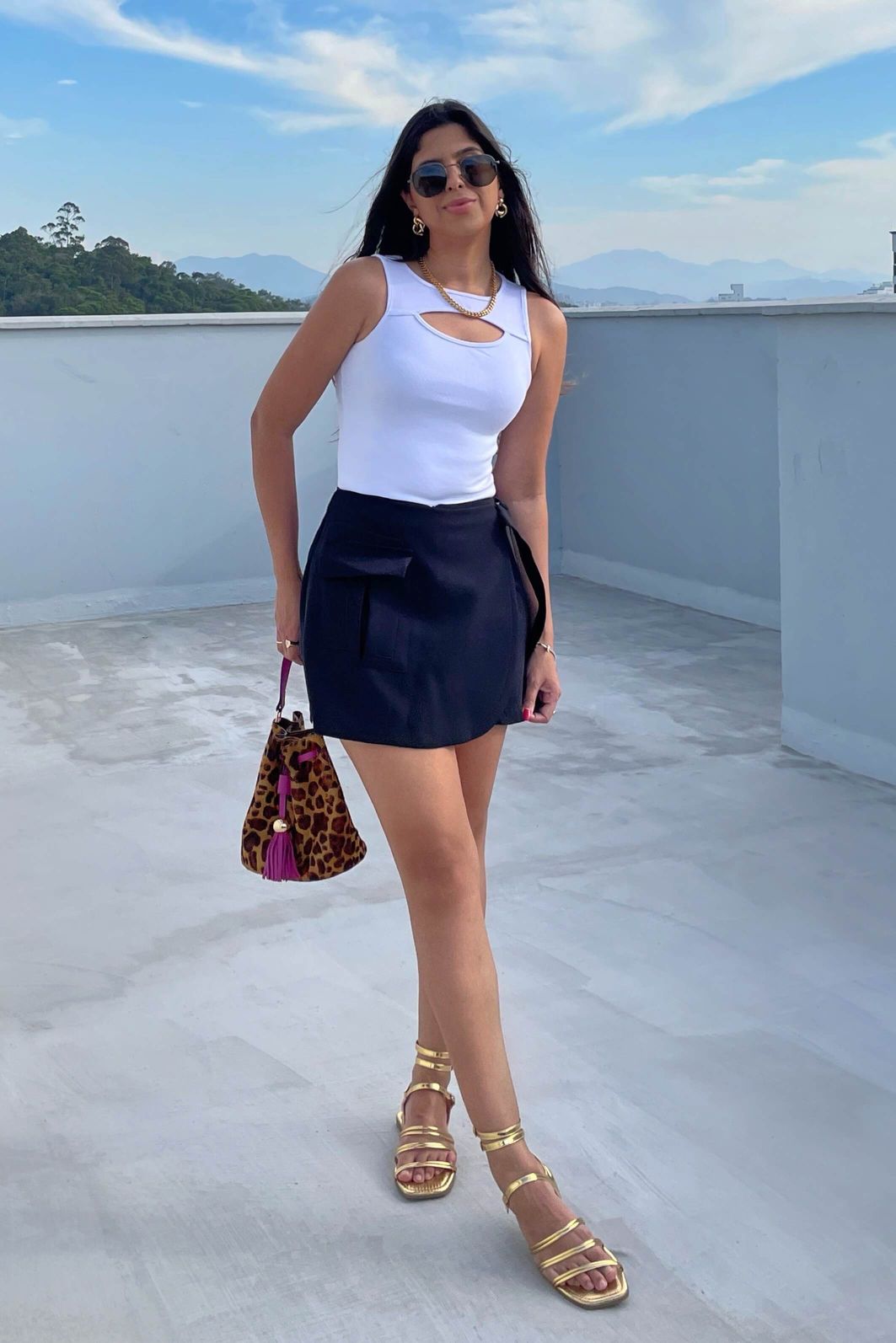 Short Saia Curto Alfaiataria