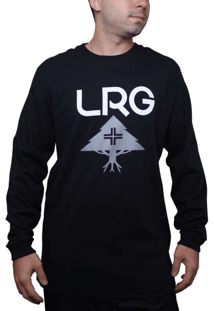 Camiseta LRG Stack Logo Ollie`s Point Skate Shop - Loja Virtual