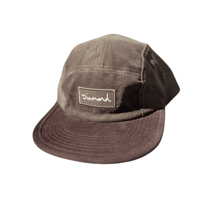 Boné Diamond OG Script Corduroy 5 Panel – Estilo Retrô com Pegada Street Premium