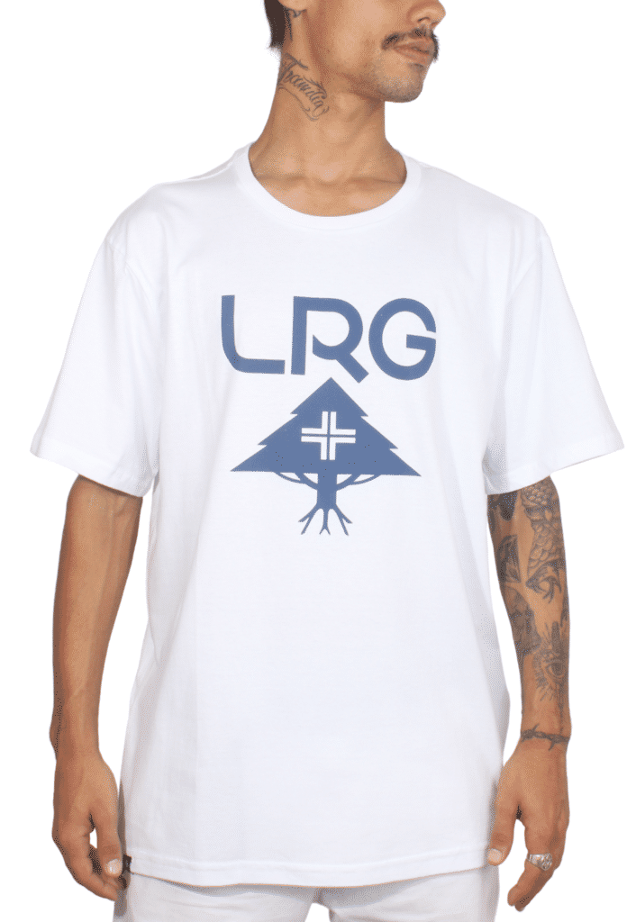 Camiseta LRG Stack Logo Ollie`s Point Skate Shop - Loja Virtual