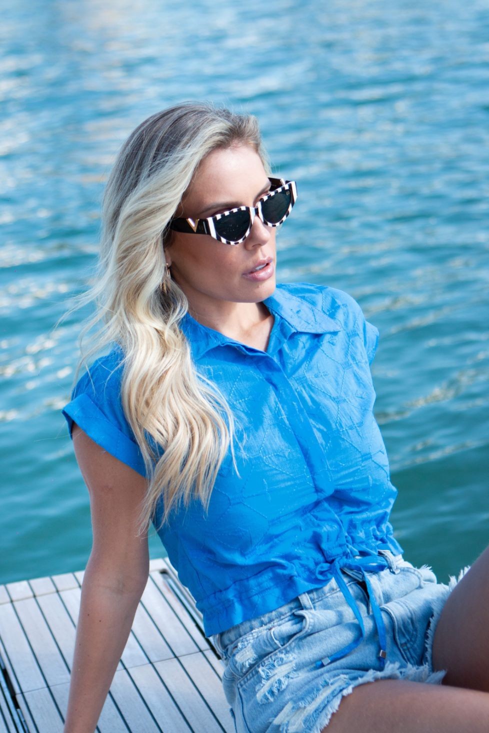 BLUSA DONNA DA LUA ESTILO CAMISA