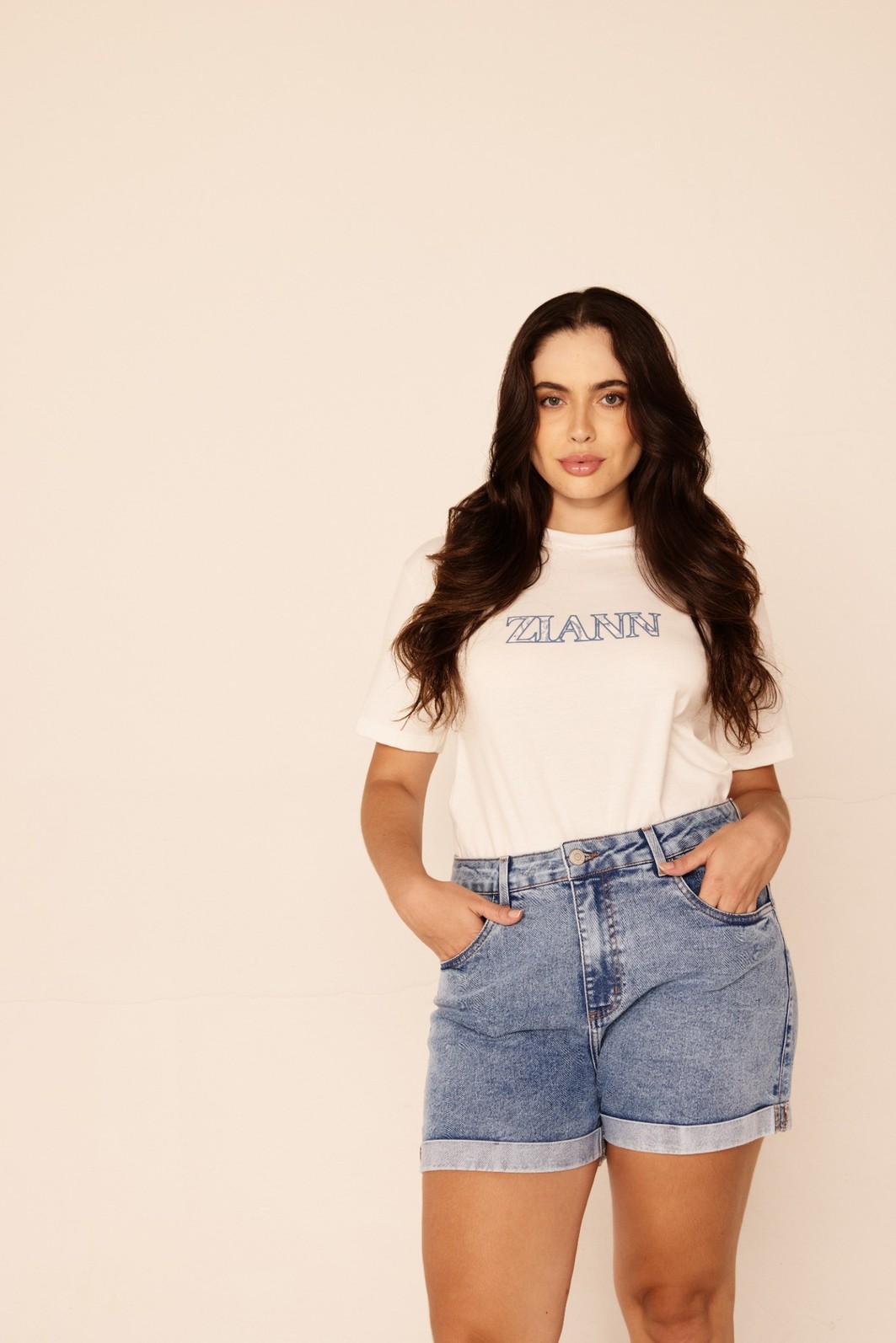 SHORT MOM Ziann Jeans - Loja Virtual