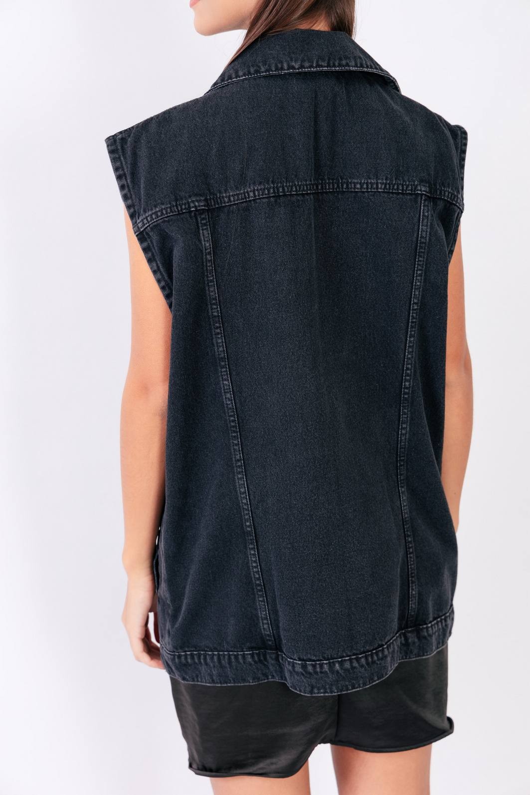 COLETE JEANS PRETO OVERSIZED Marina&Gabriella - Roupas Femininas - Loja ...
