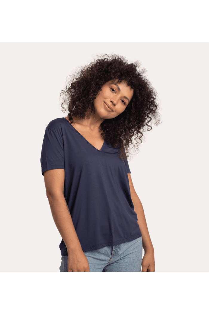 camisetas, decote v, decote redondo