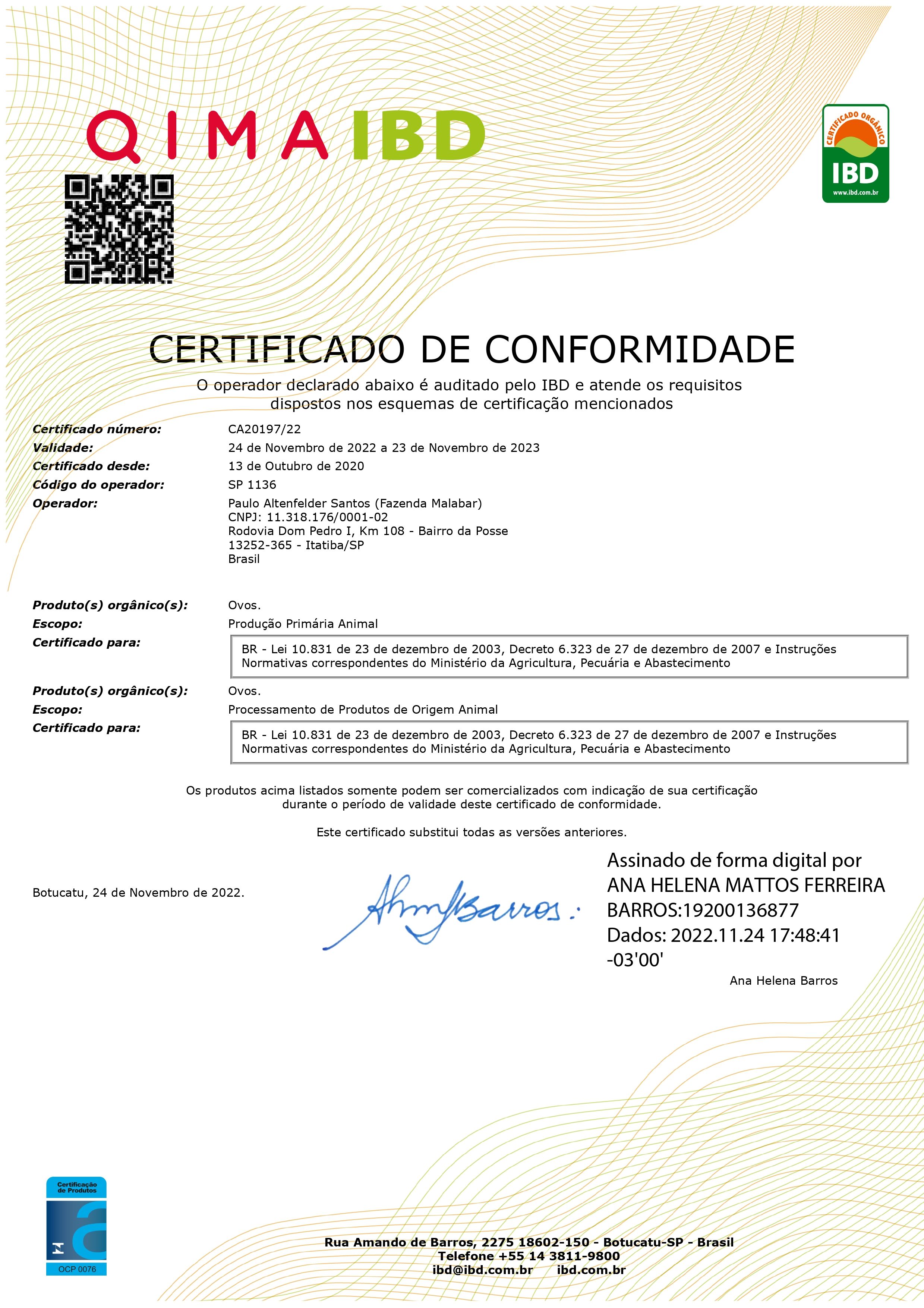 Certificado Orgânico: Fornecedores - Site dos Orgânicos