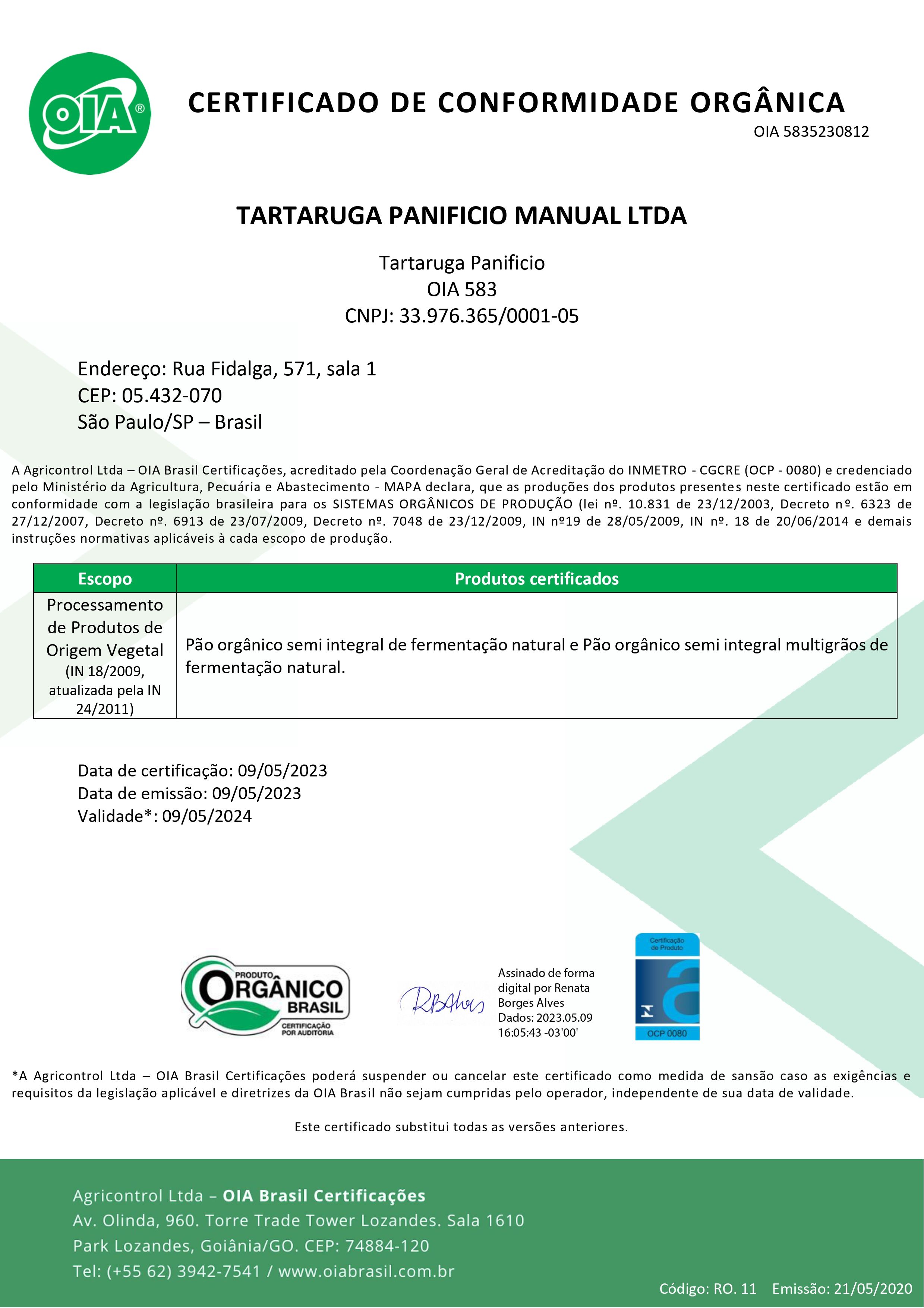 Certificado Orgânico: Fornecedores - Site dos Orgânicos