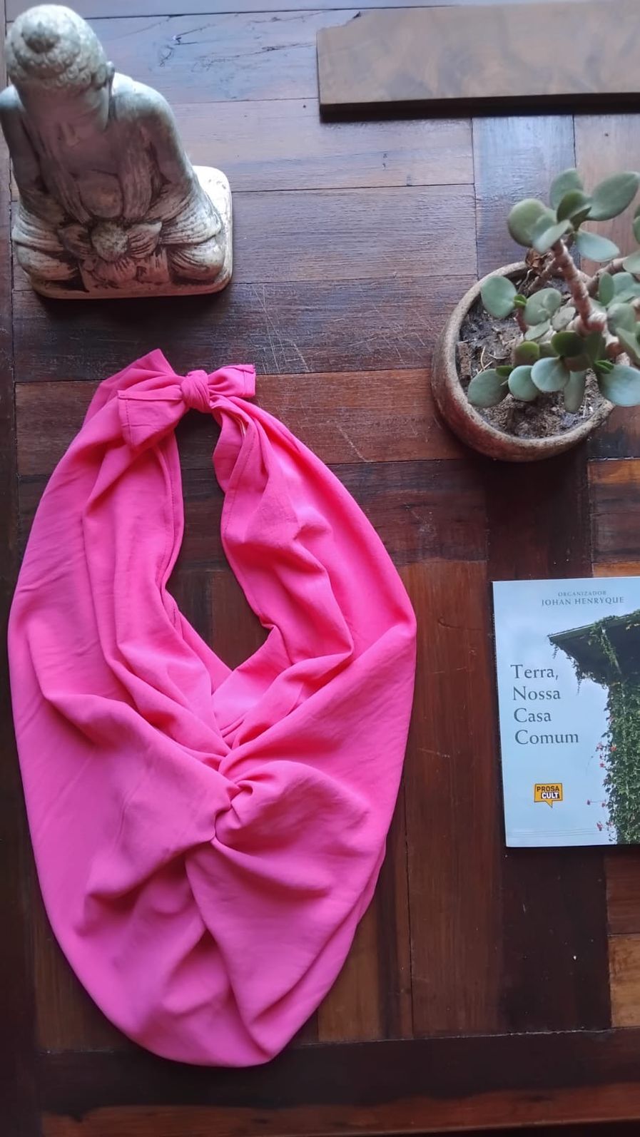 Bolsa Furoshiki Rosa Chiclete PROPOSTA VERDE - Loja Virtual