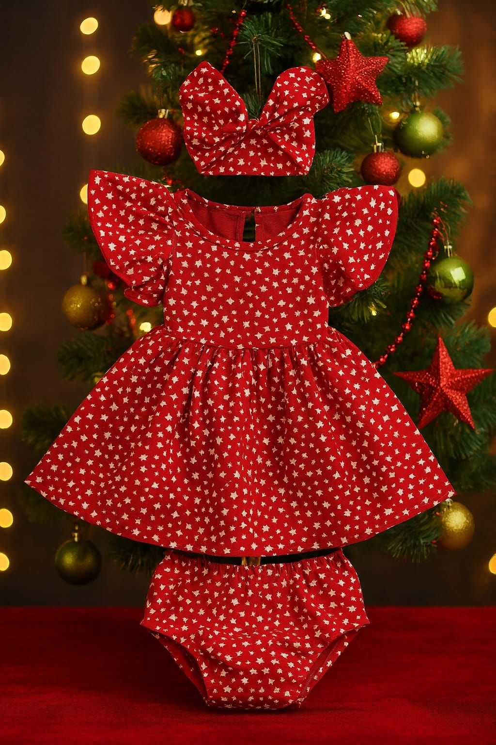 Vestido + Calcinha + Laço Mini Mundi Kids - Loja Virtual