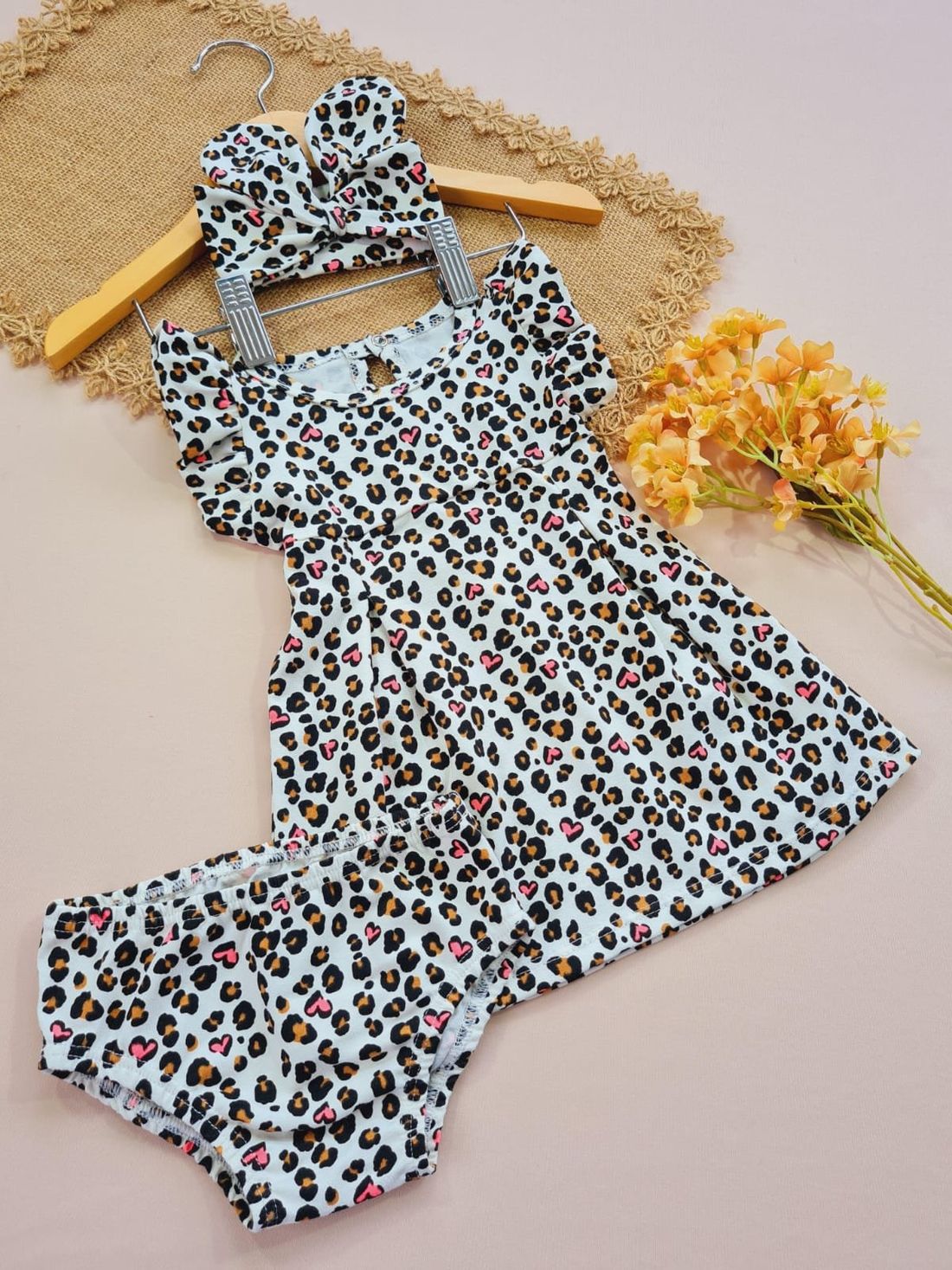 Vestido + Calcinha + Laço Mini Mundi Kids - Loja Virtual