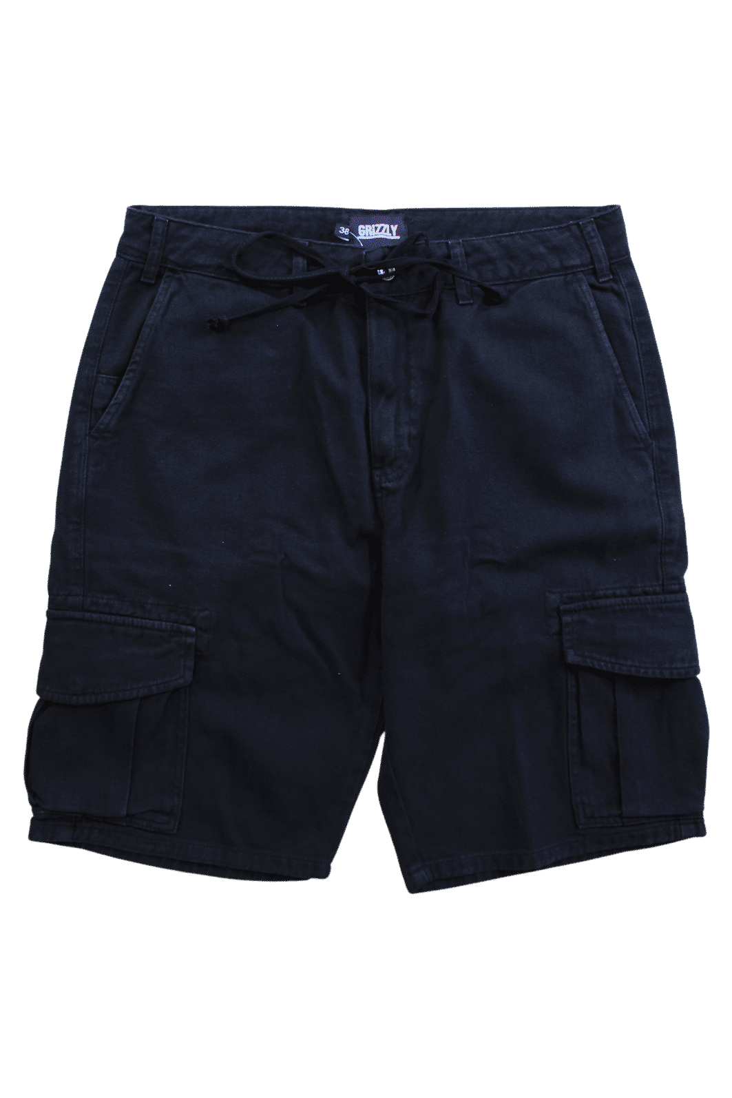 Shorts Grizzly Cargo Preto Ollie`s Point Skate Shop - Loja Virtual