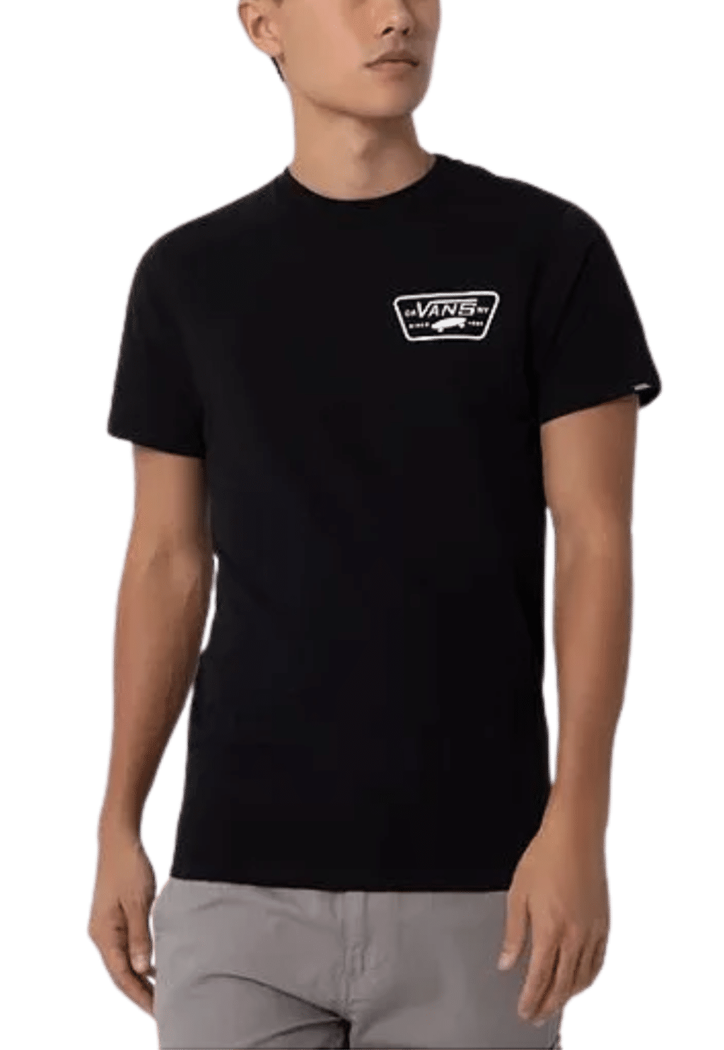 Camiseta Vans Full Patch Back Preto Ollies Point Skate Shop - Loja Online