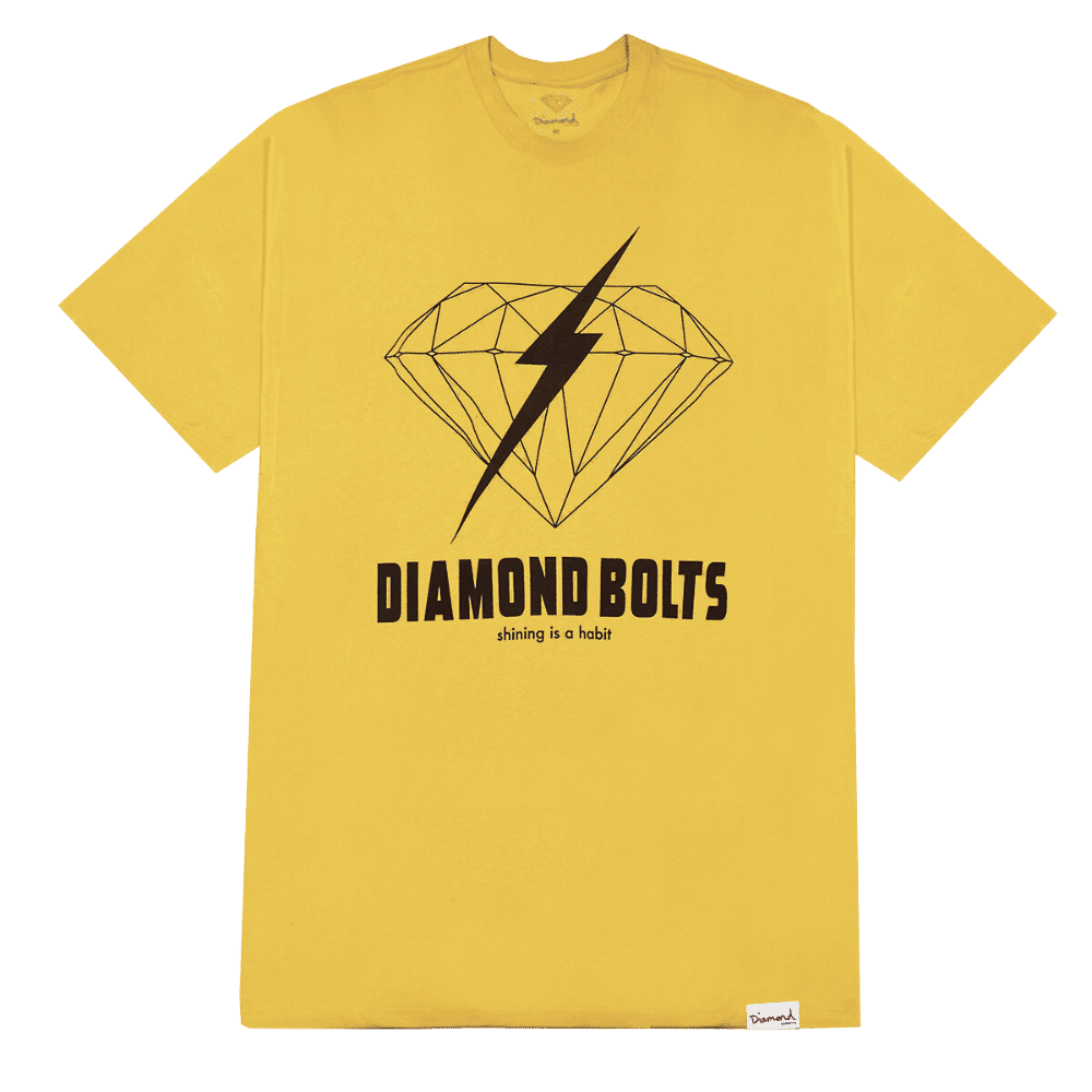 Camiseta Diamond Bolt Ollie`s Point Skate Shop - Loja Virtual