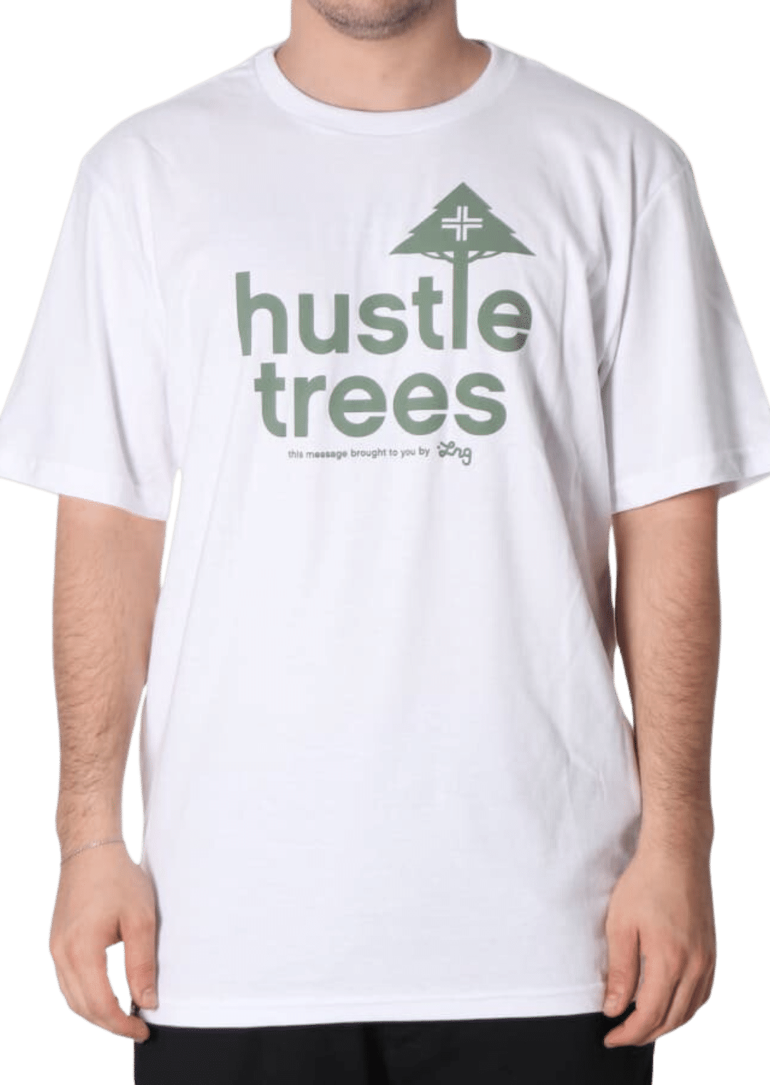 Camiseta LRG Hustle Trees Branco Ollies Point Skate Shop - Loja Online