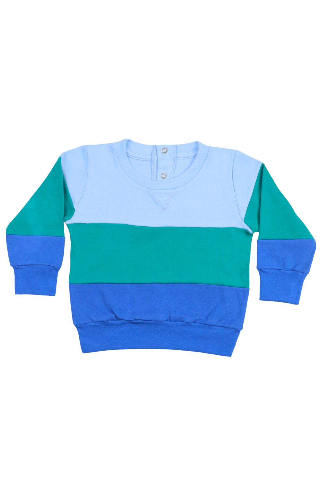 Suéter Bebê Azul Recortes NINO NINA MODA INFANTIL - Loja Virtual