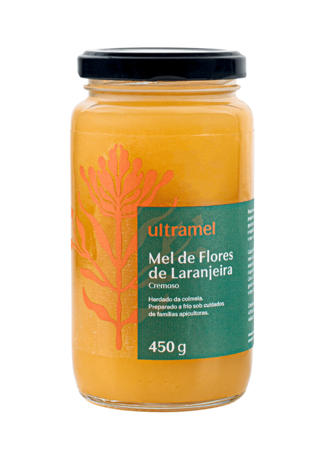 Mel Cru de Laranjeira 450g — Sabor Cítrico Suave | Ultramel