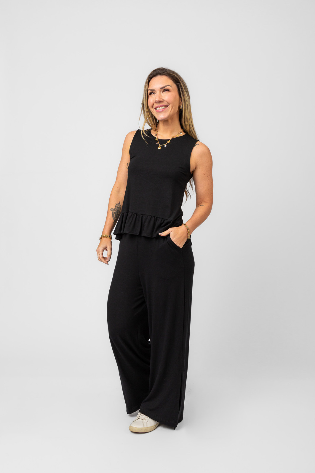 CONJUNTO AMÉLIA EASY PRETO - NOGAH CLOTHING