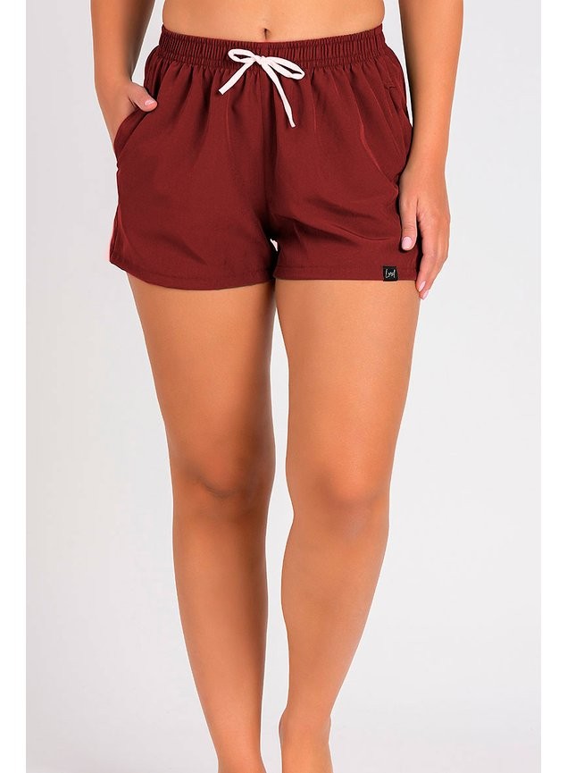Short Praia Confort Feminino Liso Bordo MProtect - Loja Virtual