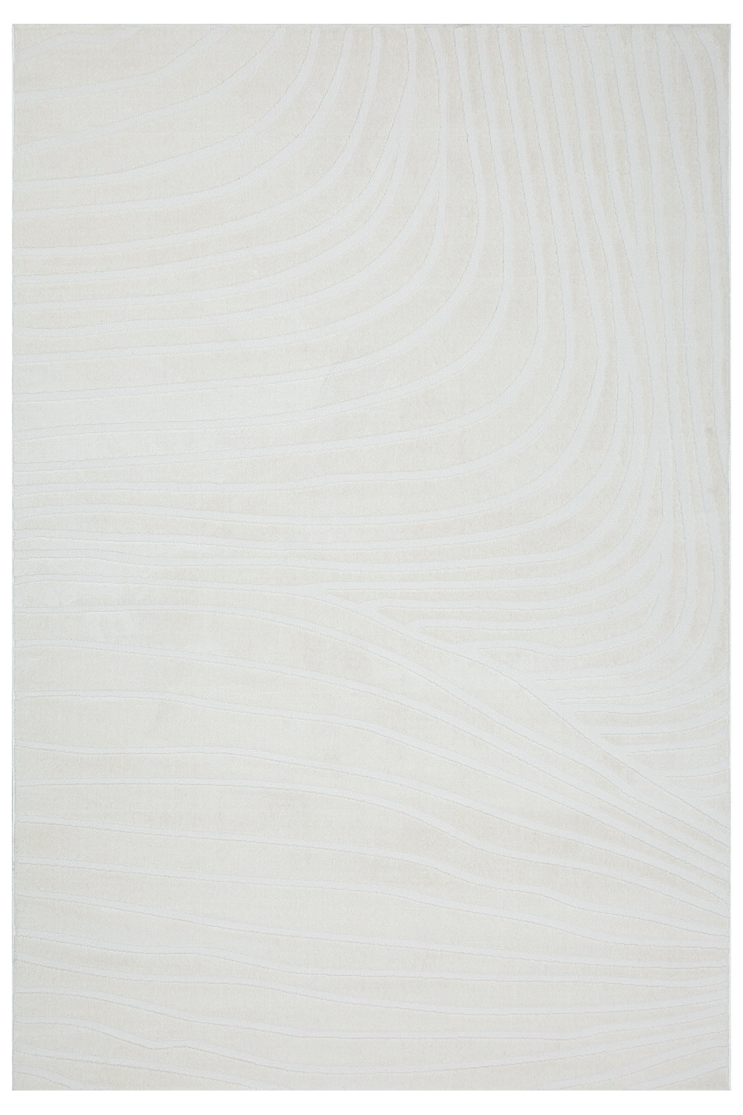 Tapete Sala 200x250 Flow Off White 02 Na Casa Encanto