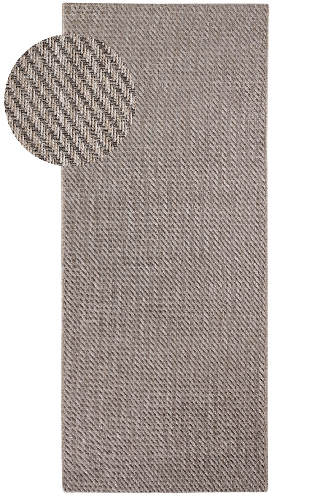 Tapete Passadeira Sisal Sintetico Ibiza Zent 75x500 Na Casa Encanto