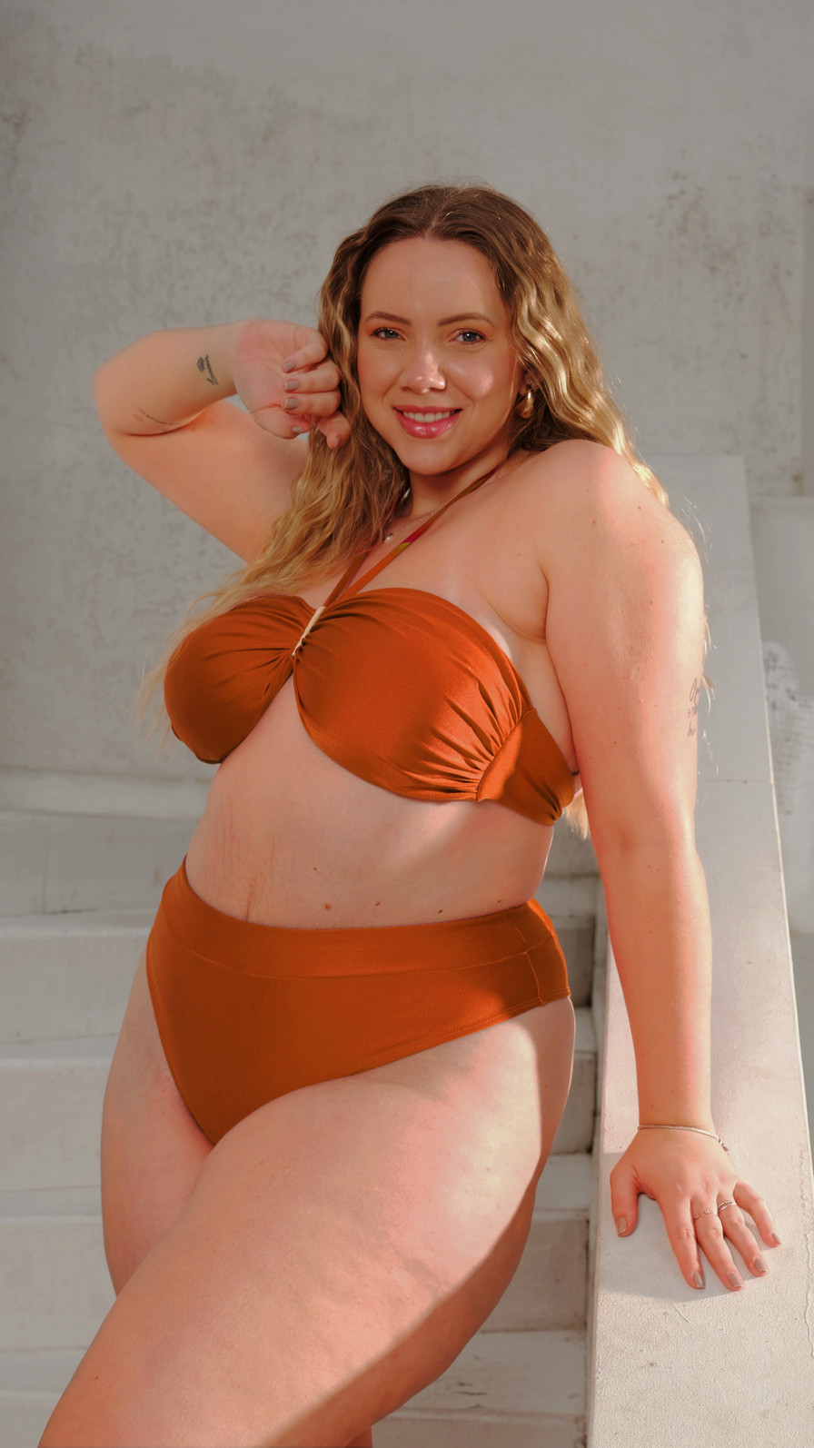 Biquíni tomara que caia ferrugem 1001 Formas - Loja Virtual