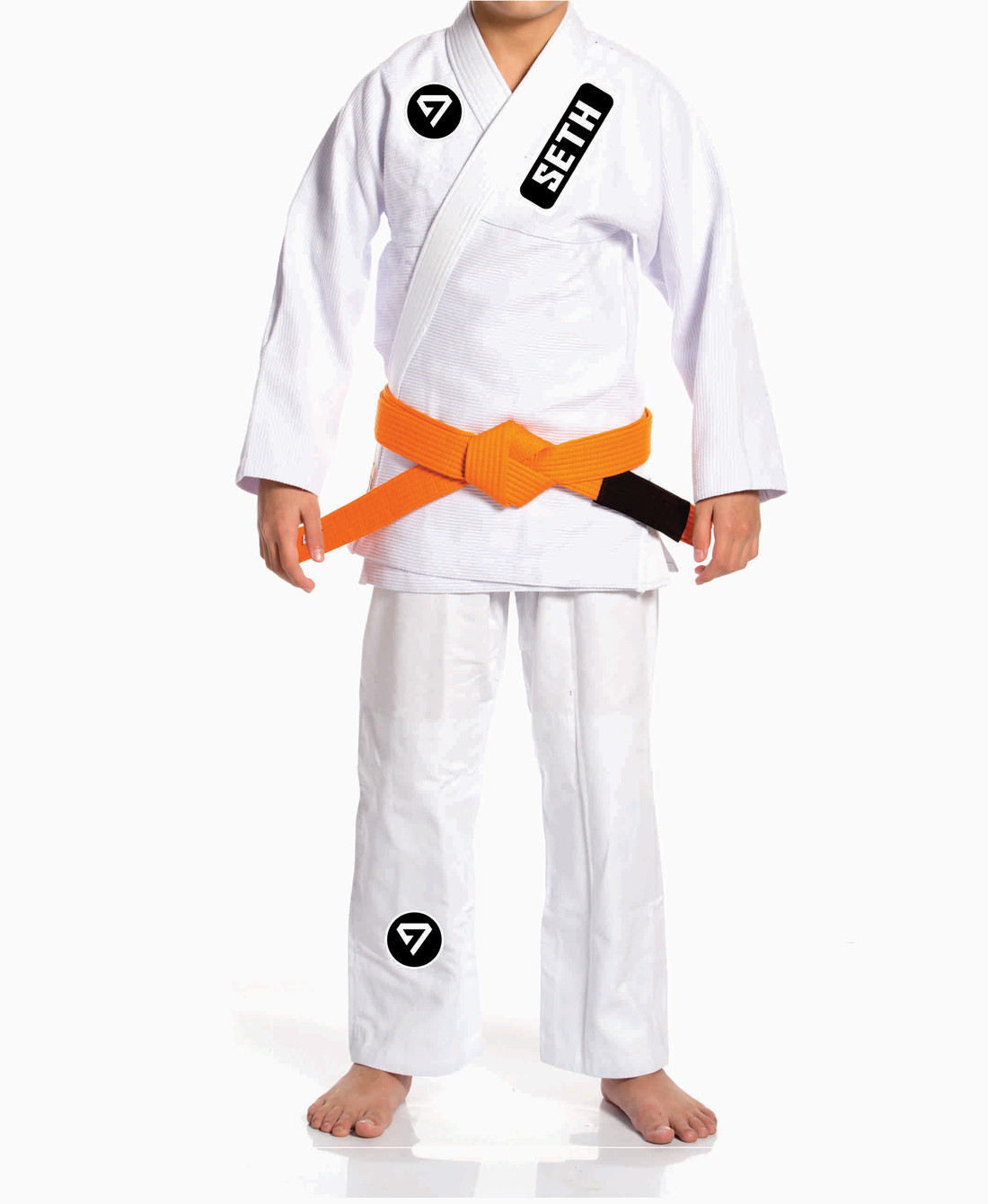KIMONO JIU INFANTIL NEO - SETH (NEW - LOGO PRETA) Jiujitsu | Kmno ...