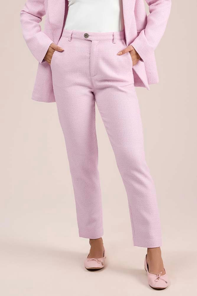 Calça em tecido tweed ANGEL - Loja Virtual