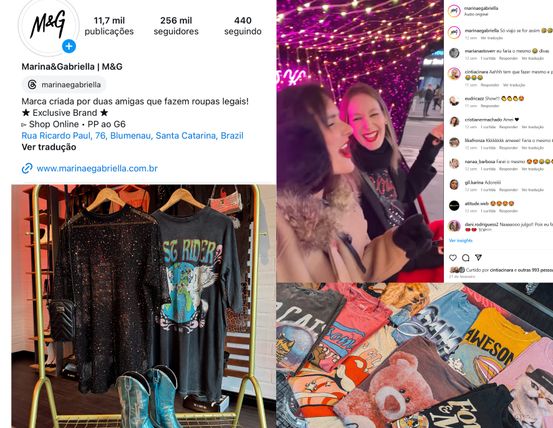 Marina&Gabriella - Roupas Femininas - Loja Online Oficial