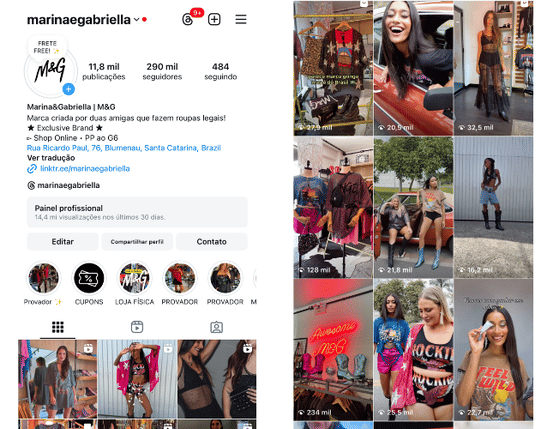 Marina&Gabriella - Roupas Femininas - Loja Online Oficial