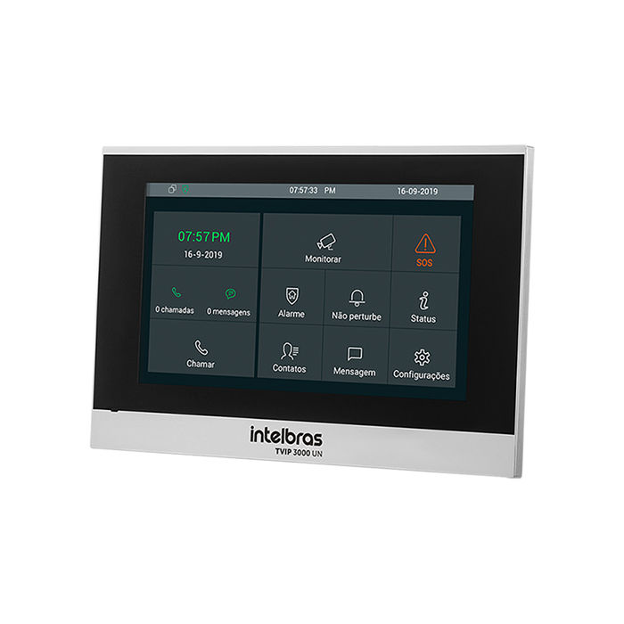 Terminal de vídeo IP universal com Wi-Fi TVIP 3000 WIFI Branco Intelbras
